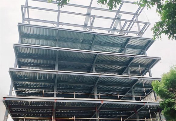 BY-61 7Floor Steel Structure Hotel Building, Steel-Frame Building,Apartment